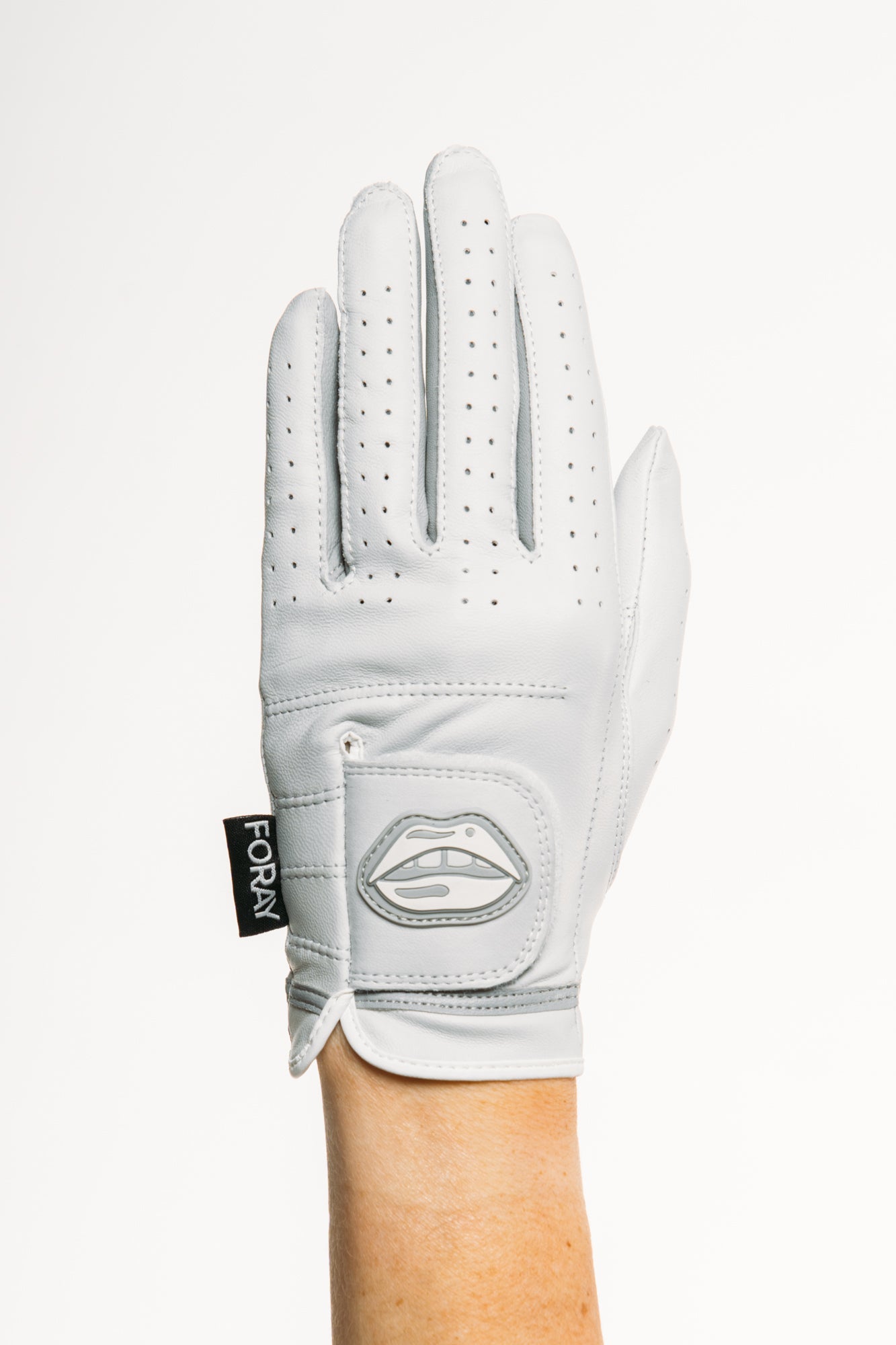 Golf Glove Tonal White Lip Logo – Foray Golf